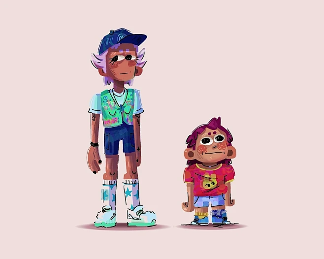 silly character design for my next visdev project! last slide’s ...
