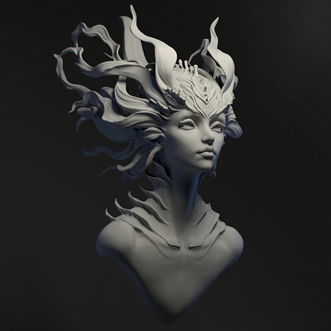 New practice, Shao zhijiao : Original painting design comes from https://www.artstation.com ...