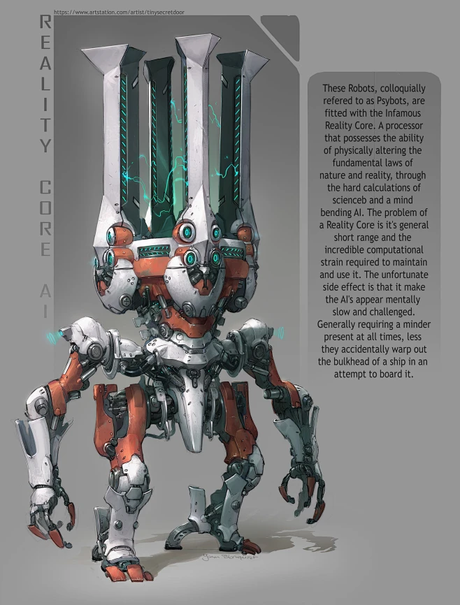 Reality Core AI robot, Yann Blomquist : Reality Core AI robot by Yann ...
