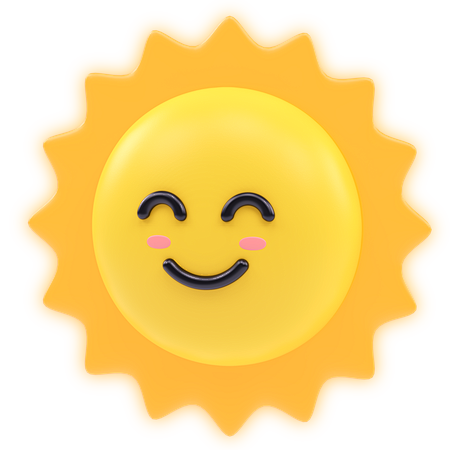 Sun 3D Icon