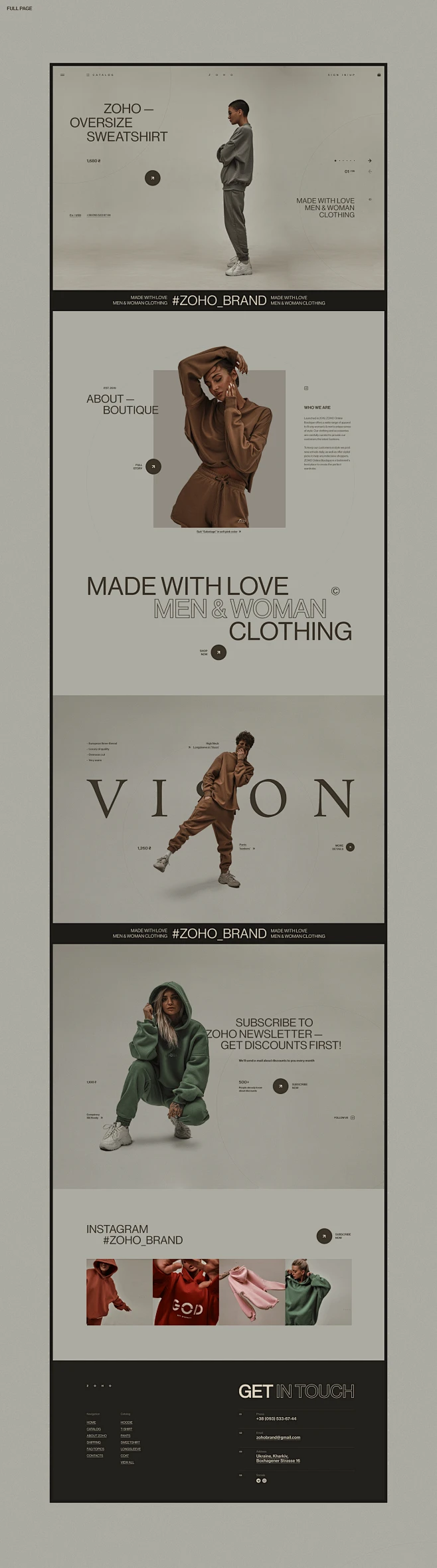 Z O H O © — CLOTHING on Behance-花瓣网