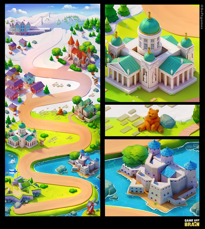 Solitaire Story Maps-花瓣网