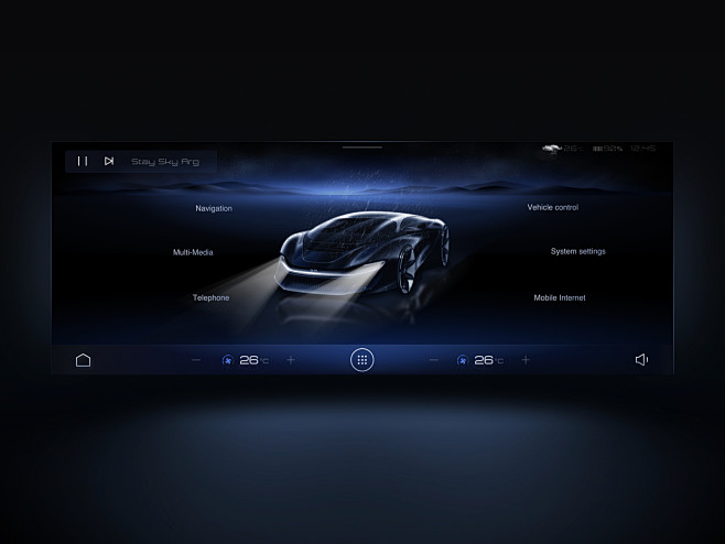 HMI-中控练习06 ue ux hmi 商标 ui