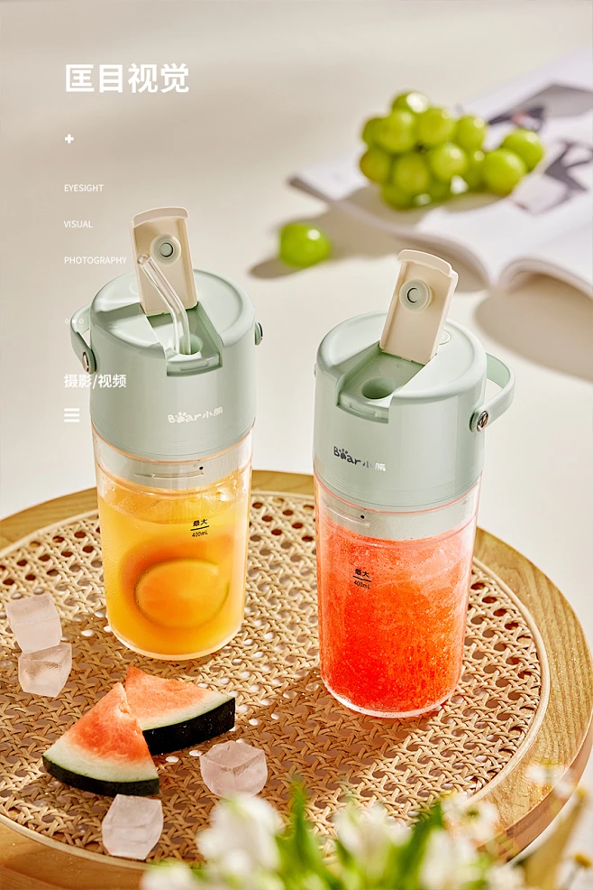 小熊榨汁杯 %7C 商业产品拍摄_cbdc522c-花瓣网