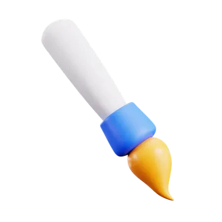 Paint Brush 3D Icon-花瓣网