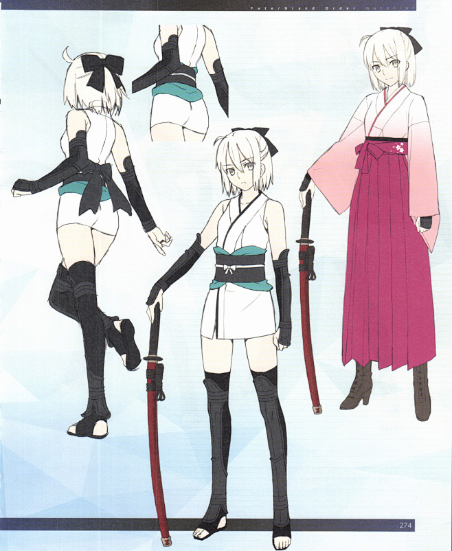 《FGO material》官方角色设定集_看图_fategrandorder吧_百度贴吧