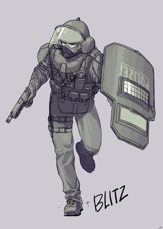 Blitz fan art
