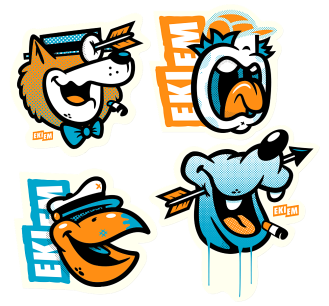 LE STICKER PACK #4 LE STICKER PACK #4 • 3 ARTISTS • 1 STICKER PACK ...