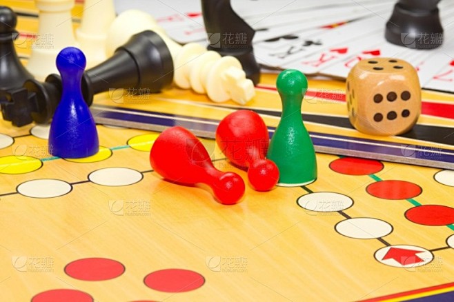 特写镜头的棋盘游戏-花瓣网