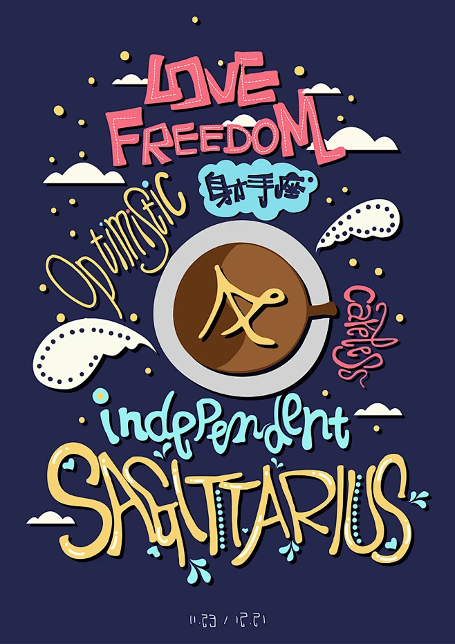 英国著名餐饮品牌Glo london《十二星座》插画及周边产品设计-古田路9号-花瓣网