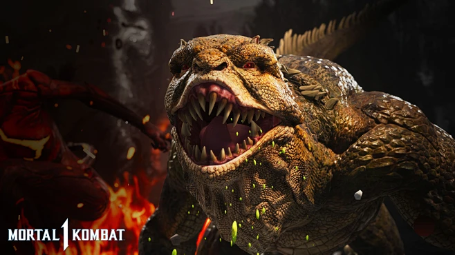 Reptile - Beast (Mortal Kombat 1)图片_怪兽图片素材-花瓣网