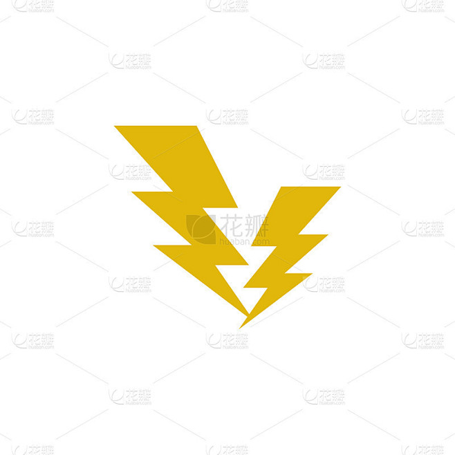 Bolt icon graphic design template vector