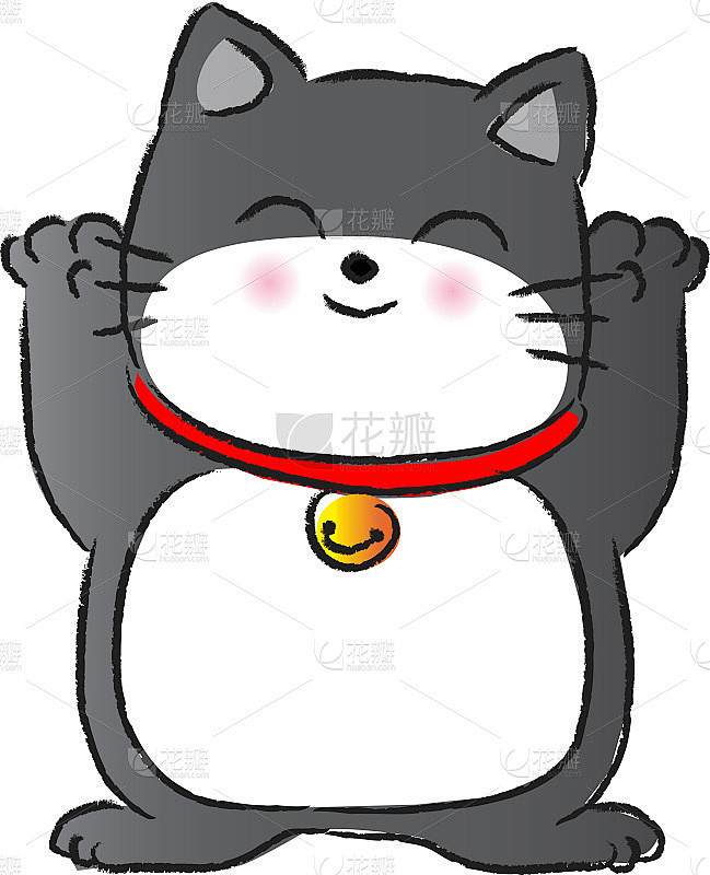 welcome cat cartoon vector