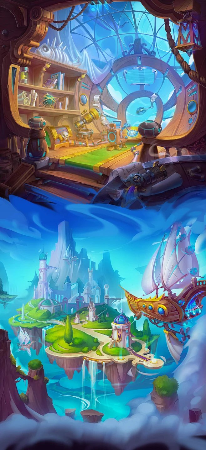 2D adventure art Character design fantasy game photoshop pirate ...