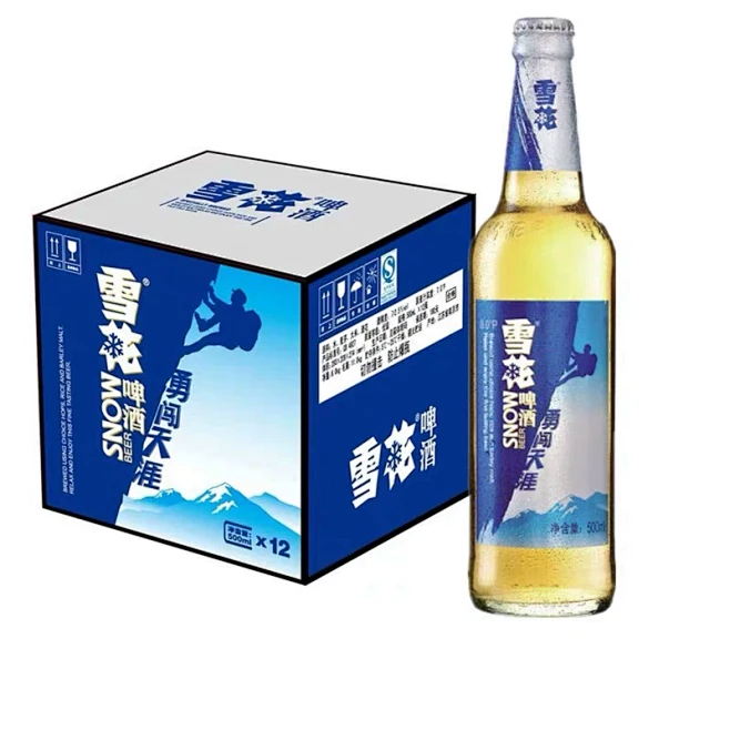 雪花啤酒勇闯天涯 冰爽清爽 大瓶 整箱 500ml*12瓶 仅送上海-淘宝网-花瓣网