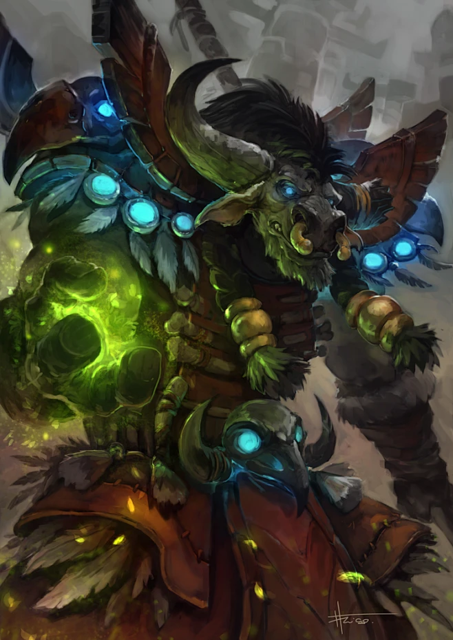 Hamuul Runetotem : I made this character for a Collab in tribute of the ...