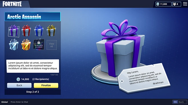 Fortnite - UI/UX Visual Design : Visual Design (UI Art, Design and ...