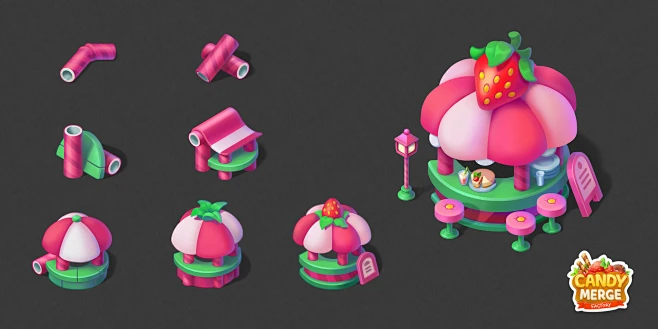 Candy Merge Factory buildings pt. 1-花瓣网