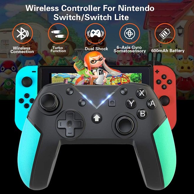 Amazon.com: Wireless Controller for Nintendo Switch, Switch Controller ...