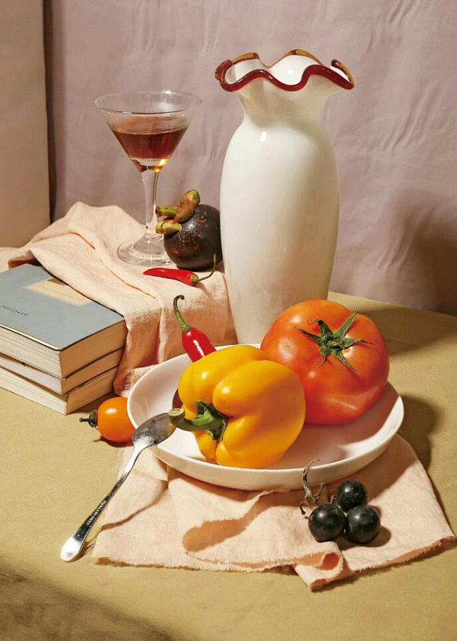 色彩静物-花瓣网