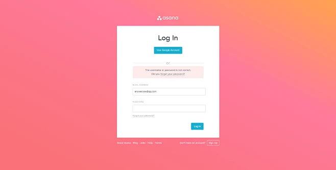 Asana - Log In,Asana - Log In-花瓣网