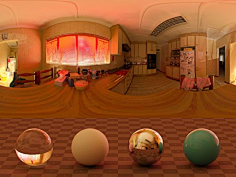 C4D HDR-花瓣网|陪你做生活的设计师 | 金属HDR贴图