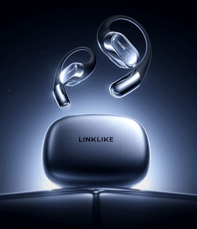 Linklike挂耳式蓝牙耳机骨传导无线运动跑步开放不入耳2025新款-tmall.com天猫-花瓣网