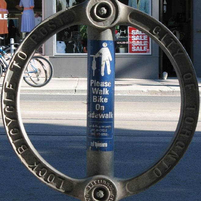 Toronto bike rack | Flickr