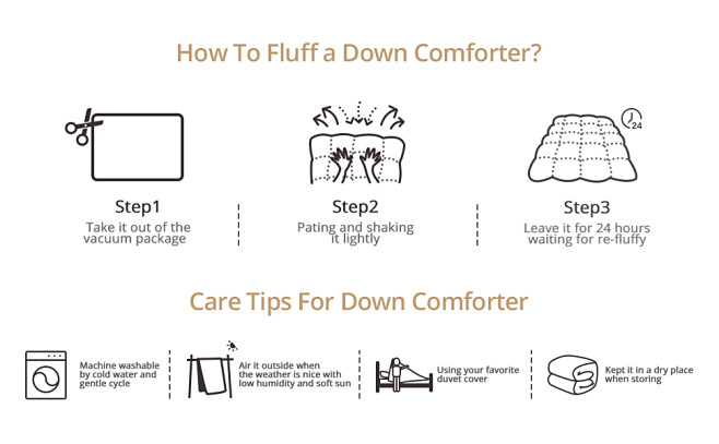 How To Fluff a Down Comforter