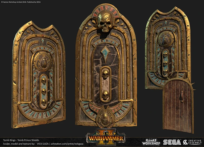 Tomb Kings Shields - TW: Warhammer 2, Vick Gaza : A bunch of shields I ...
