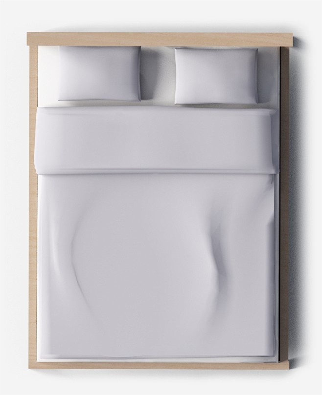 Dalselv Bed 160 Top - Bed Top View Png Free Download, transparent png ...