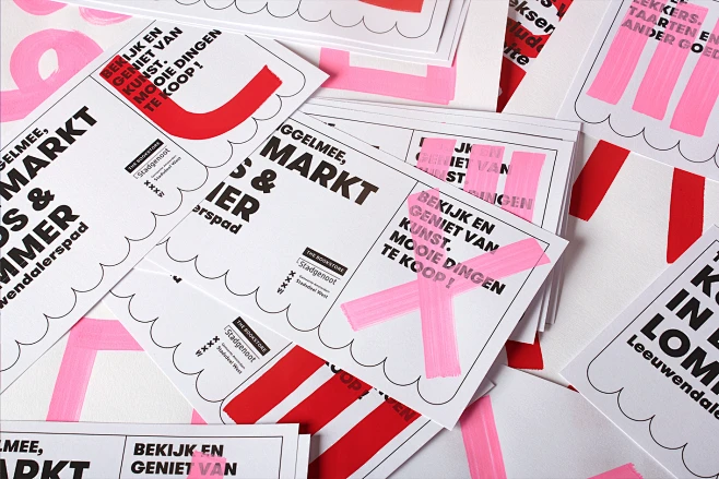 Kunstmarket — Bookstore : Poster, Flyer and Flag design for Art Market ...
