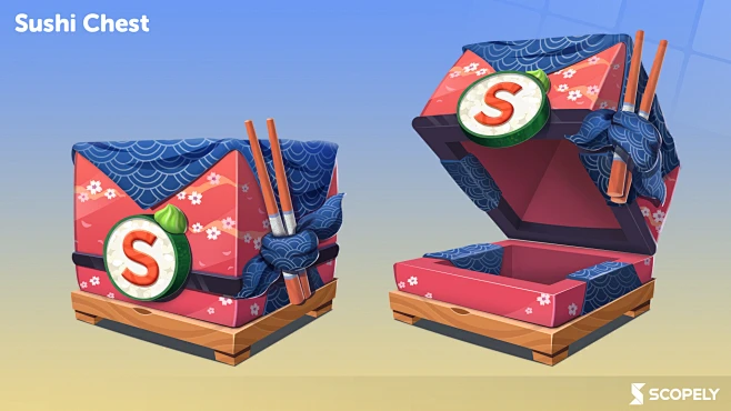 Scrabble GO - Chest Designs, Pablo Gómez : Chests/loot boxes designs ...
