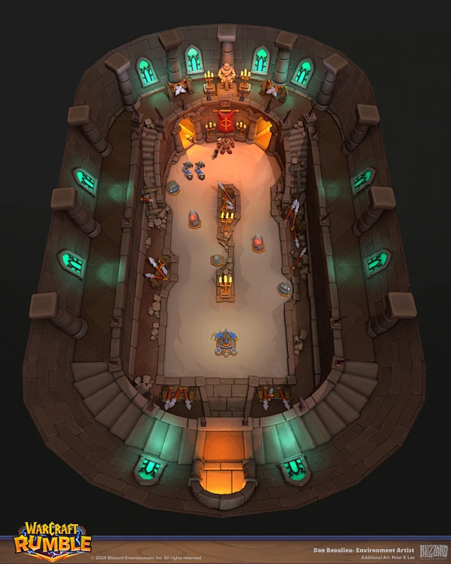 WarCraft Rumble Herod Map-花瓣网