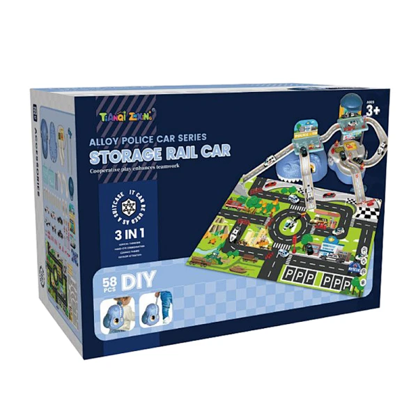 恐龙收纳合金车停车场-花瓣网