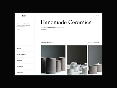Handmade Ceramics Shop concept-花瓣网