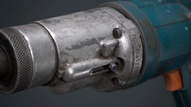 Old Electric Hand Drill – Prop Breakdown – Raveen Pathirana-花瓣网