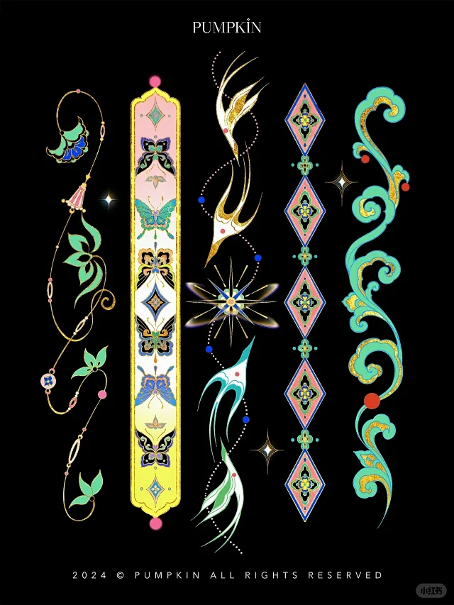 宝相花纹身 - 小红书搜索-花瓣网