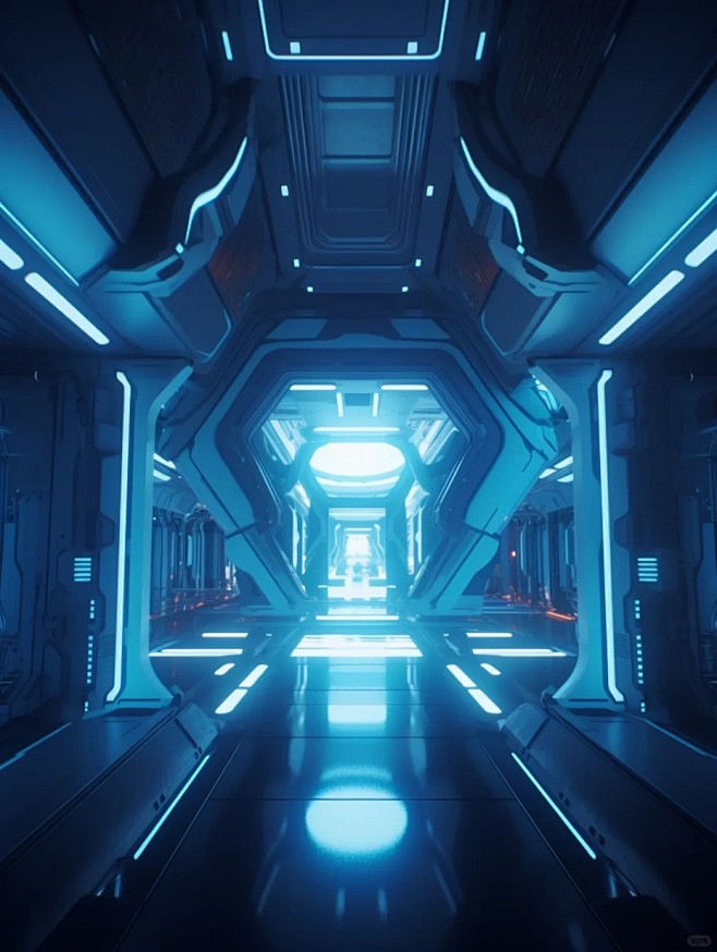 Ai生成c4d科幻背景，未来感设计 来自小红书网页版 (11)