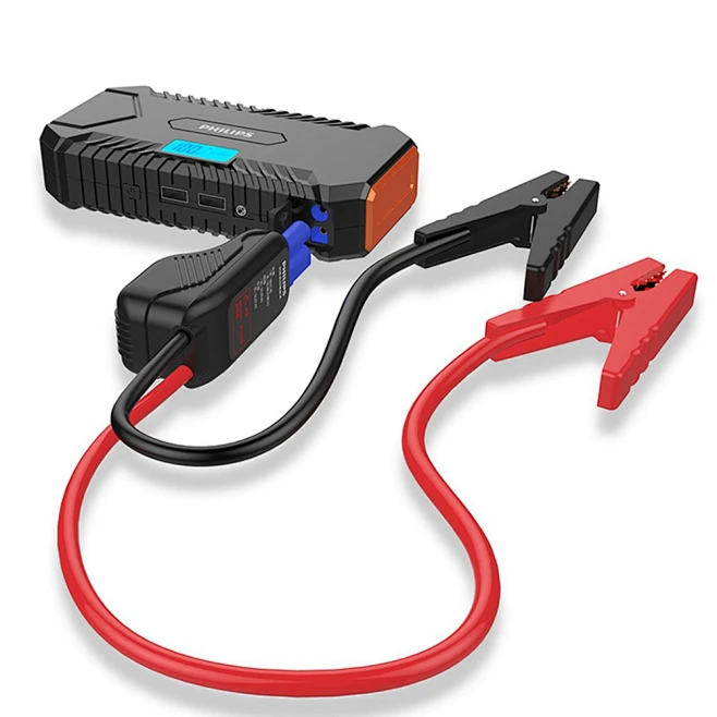 Philips DLP8085 12000mAh Car Jump Starter Emergency Lighting For Diesel ...