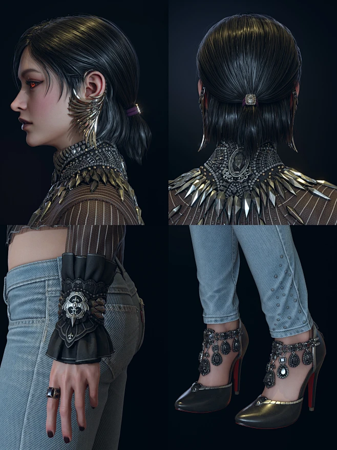 Superstring_Diana图片_3D人物图片素材-花瓣网