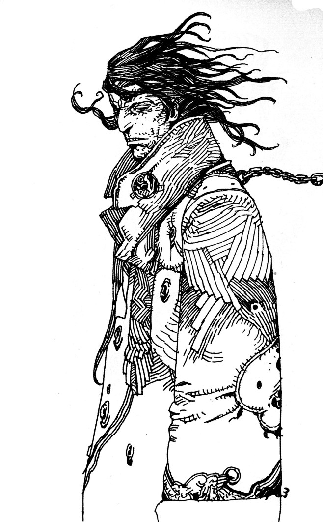 寺田克也速写作品集人物速写来自cgbook.cn (764)