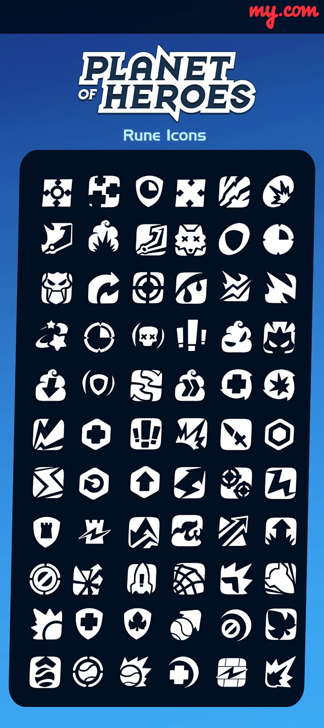 Rune, Stat Icons, Ksenia Sharavina : Icon for project "Planet of Heroes ...