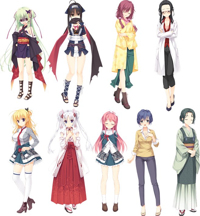 【立绘】千恋＊万花【0.2g】-PNG素材-微元素Element3ds - Powered by Discuz!-花瓣网