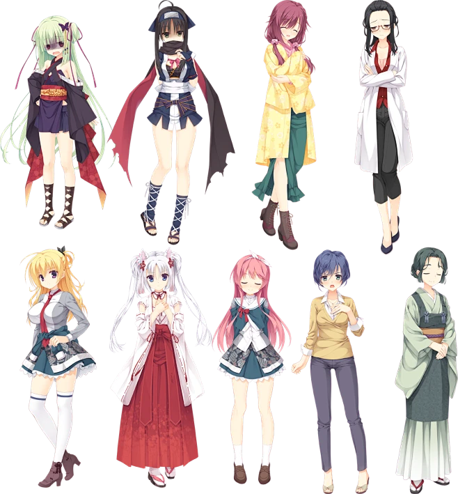 【立绘】千恋＊万花【0.2g】-PNG素材-微元素Element3ds - Powered by Discuz!-花瓣网