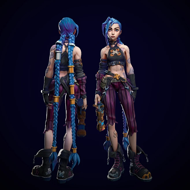 Jinx 3D-花瓣网