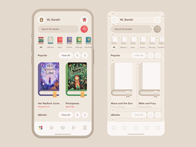 Book Store Mobile Concept by Toma on Dribbble-花瓣网