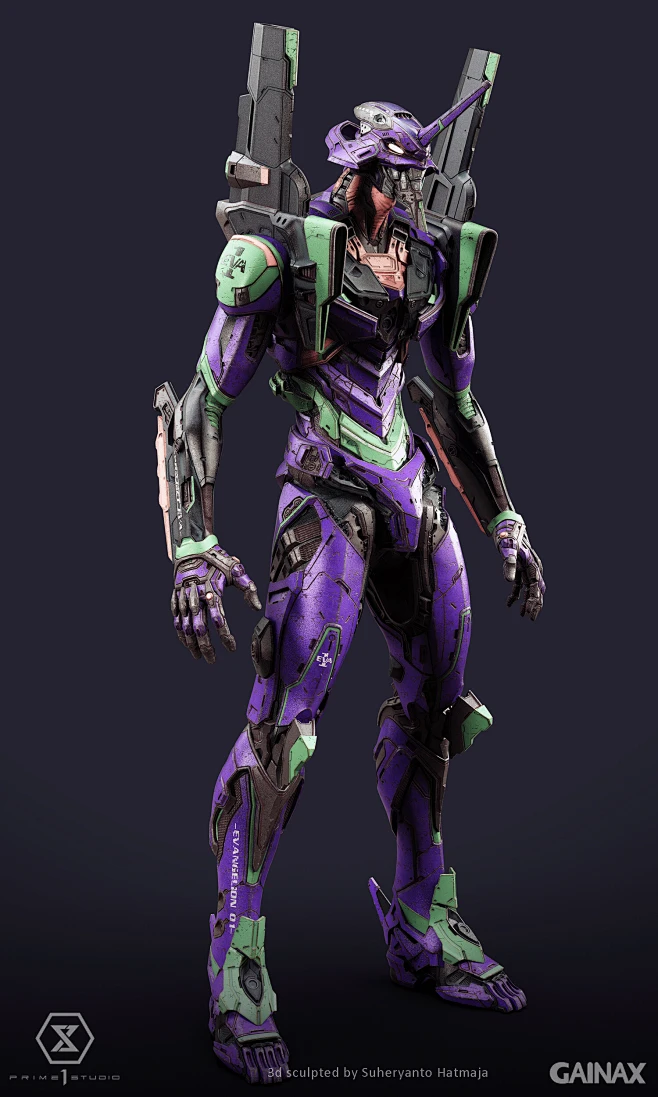 Prime 1 Studios : Evangelion Unit-01-花瓣网