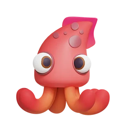 Octopus 3D Icon