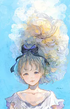 少女插画师orie_h 图片大全-少女插画师orie_h 高清好看的图片--花瓣海森森呀的画板
